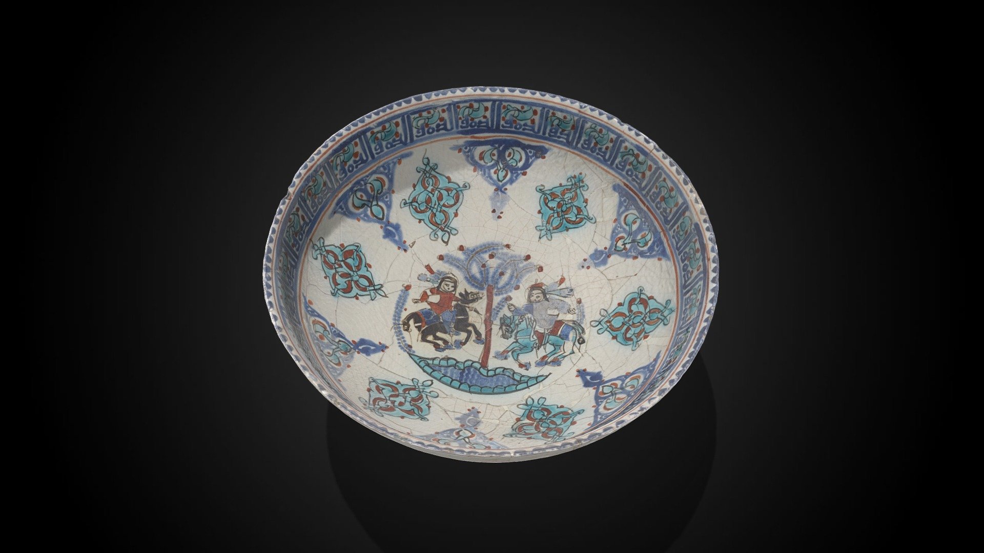 Mina'i ware bowl, 1200-1299 CE - Download Free 3D model by Minneapolis ...