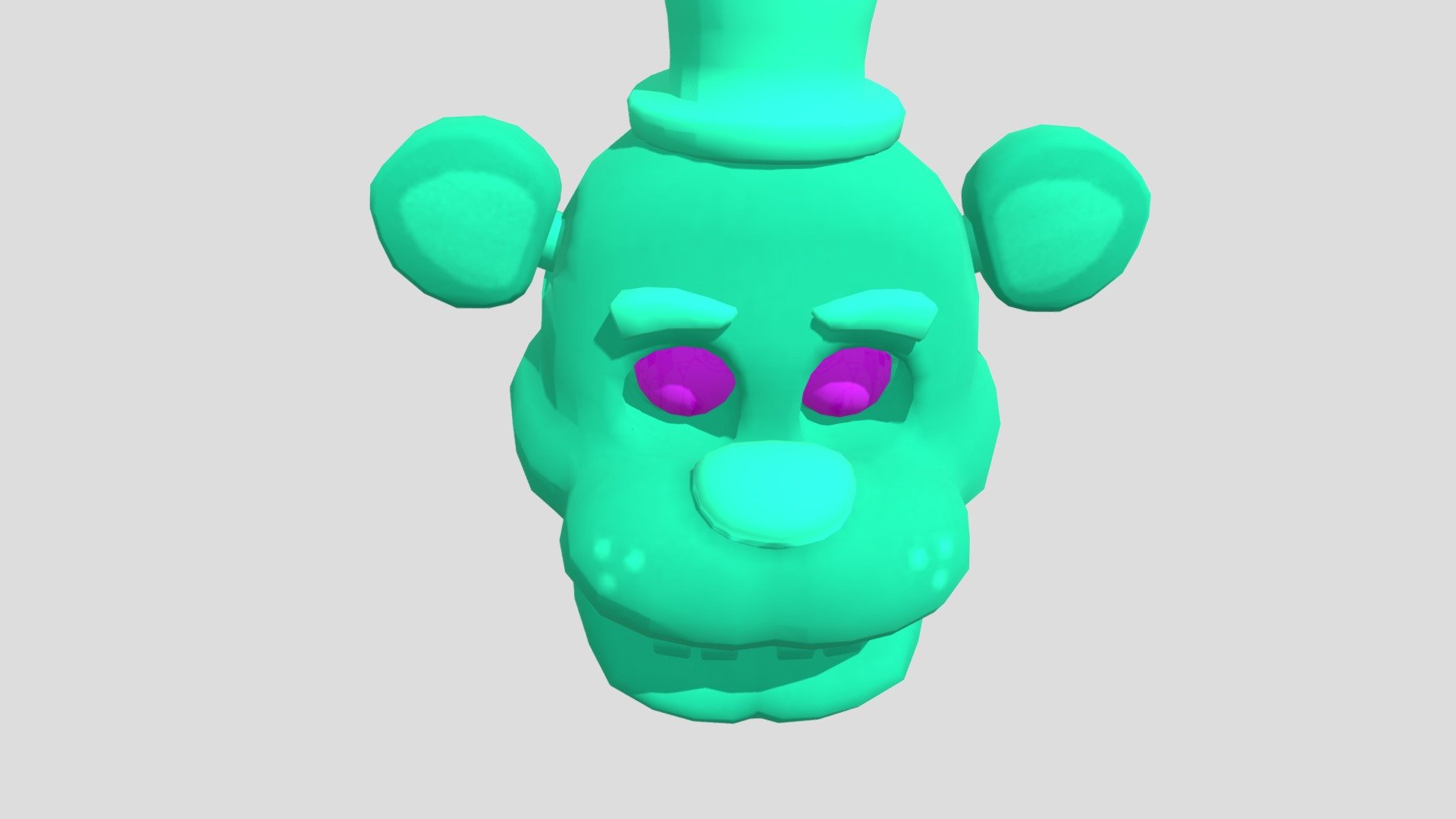 blue golden-freddy-fnaf-ar-animations - 3D model by 25kinge [304b2c9 ...