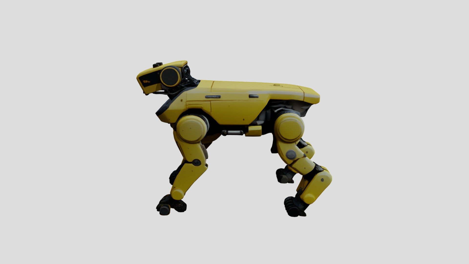 Dynamic Robotic Dog - 3D model by jbsuen [304cabe] - Sketchfab