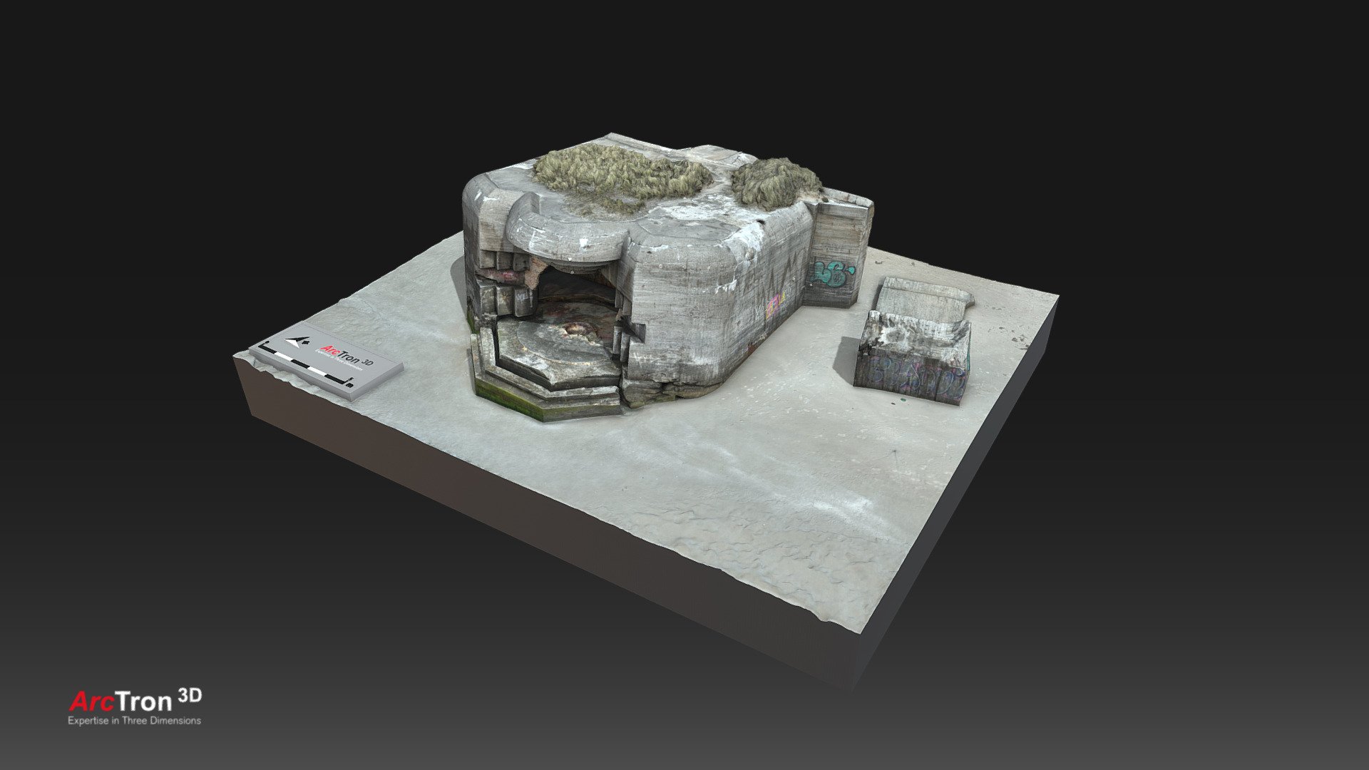 WWII - BUNKER | LØKKEN (DENMARK) | Bunker 013 - 3D model by ArcTron 3D ...