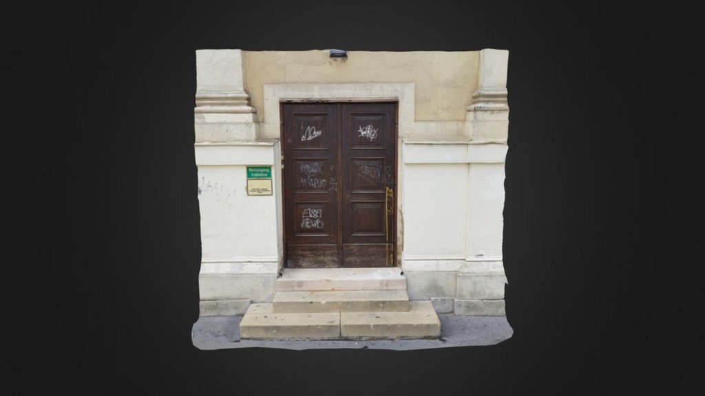 Random Door with Graffiti - 3D model by ShadowTail [304e4e1] - Sketchfab