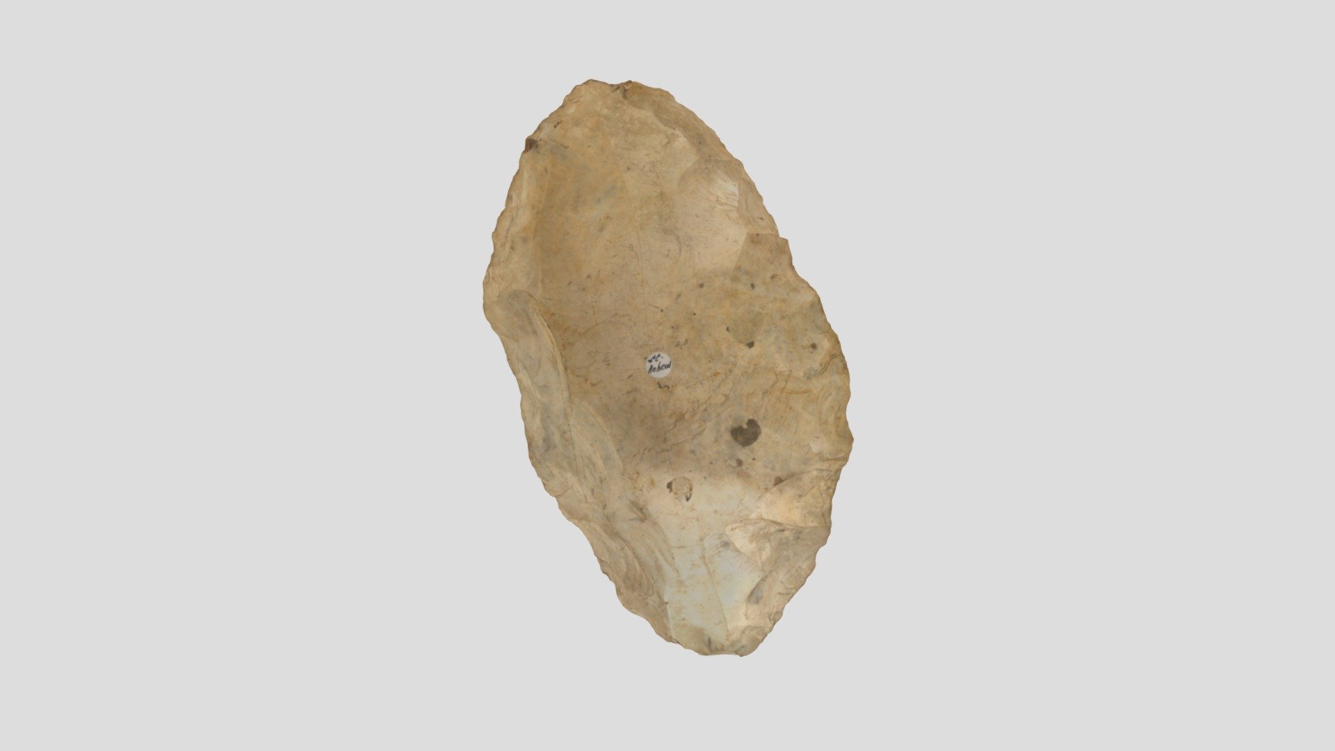 Paleolithic hand axe - 3D model by Museon [3052d4b] - Sketchfab