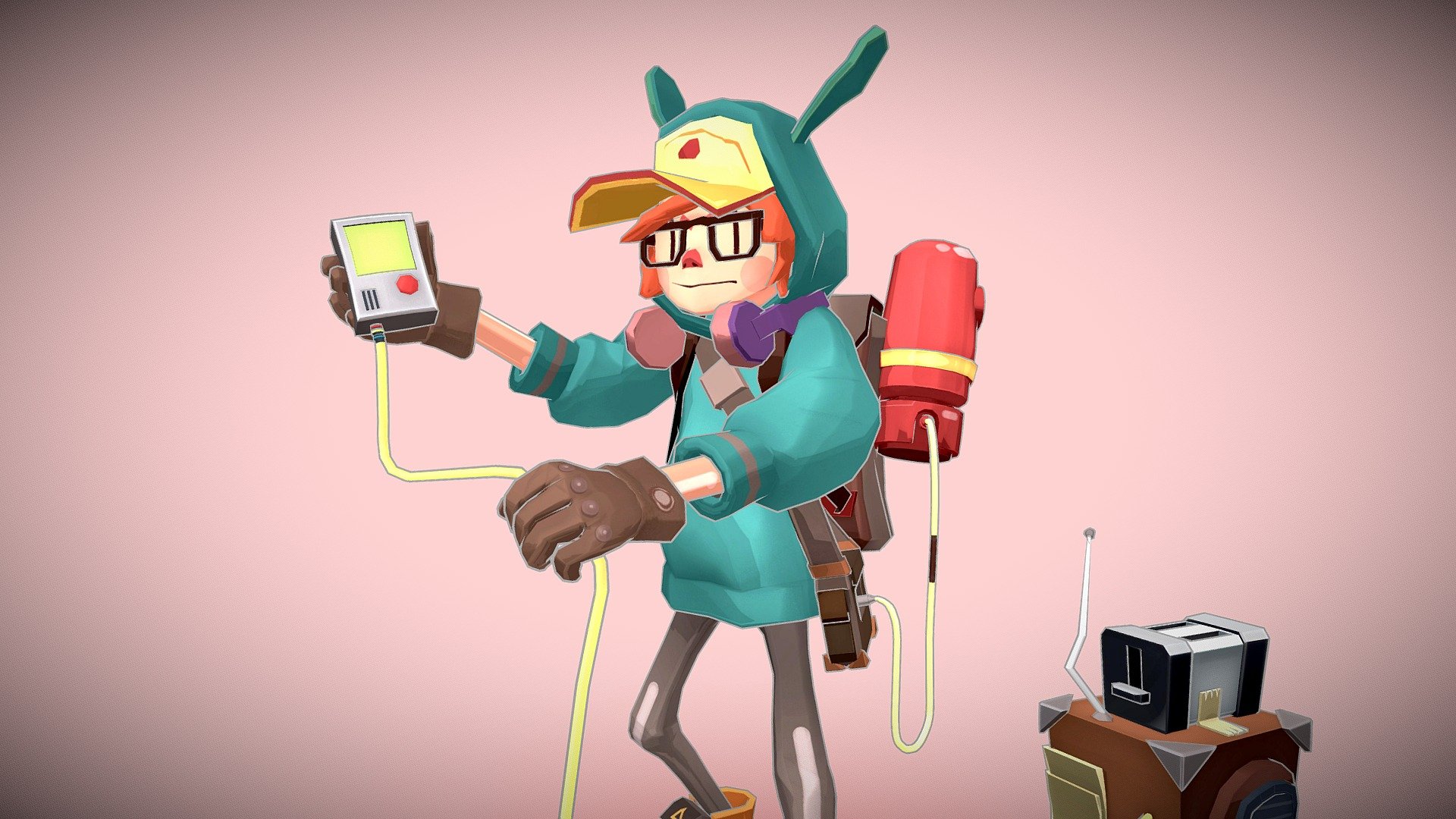 GAME BOY character CANNY - 3D model by antonio gordillo in www.fab.com ...