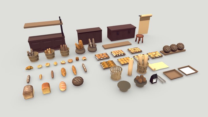 Cafe 3D models - Sketchfab