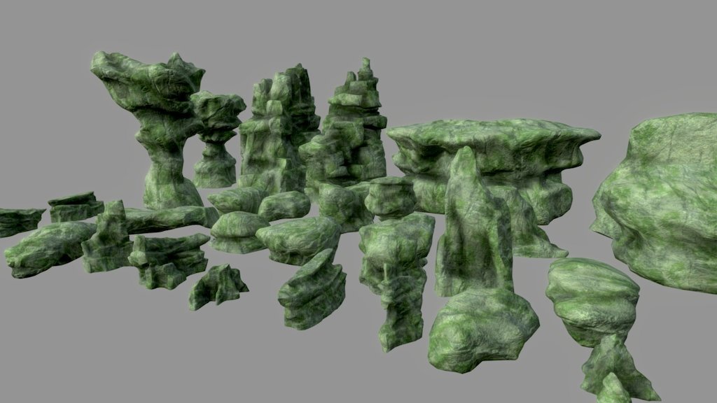 Rock 3 - 3D model by PinkCloud Studio (@pinkcloudstudio) [3056005 ...