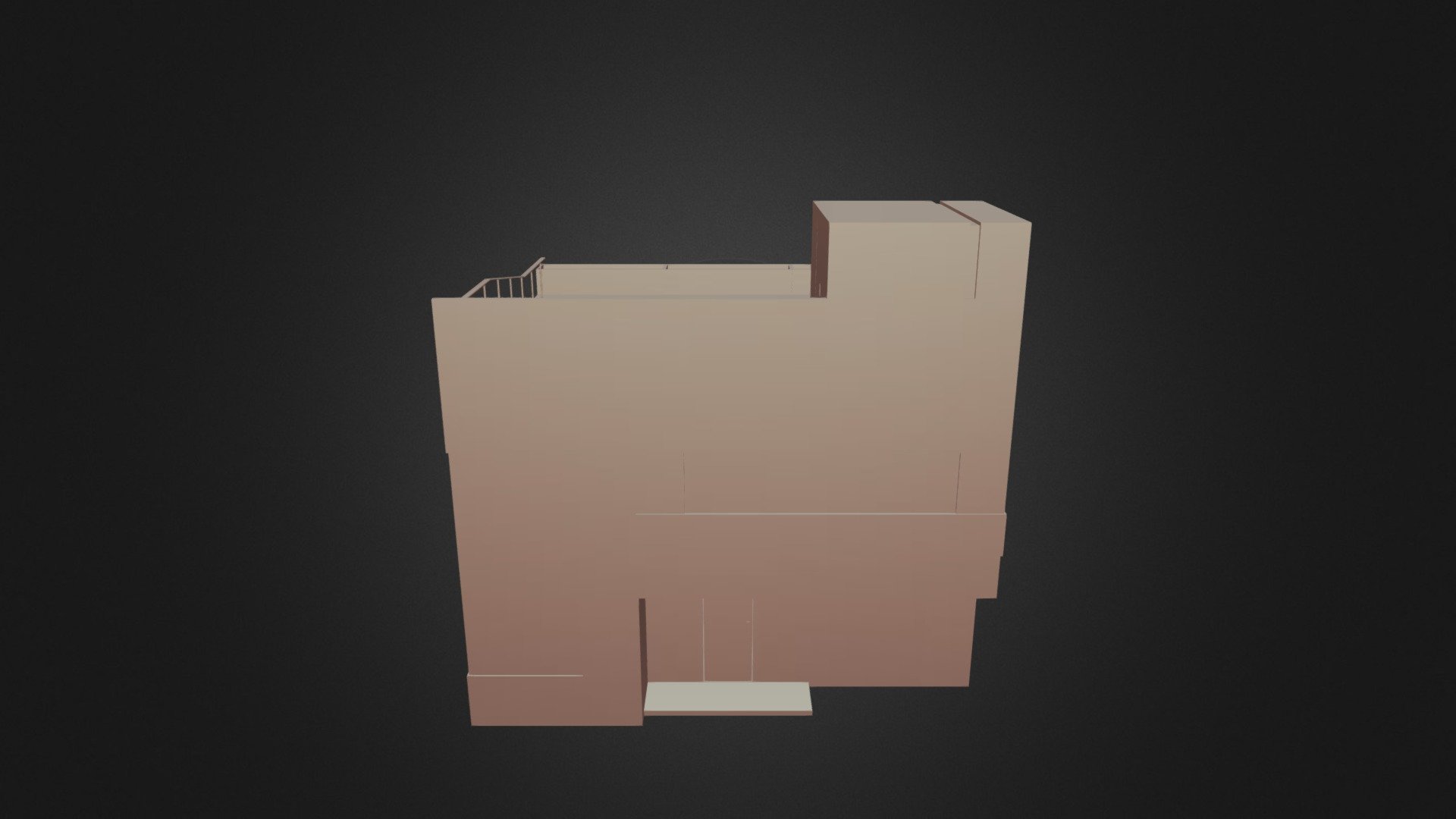 Cube House - Download Free 3D model by Kirin (@kirin_013) [3057f96 ...