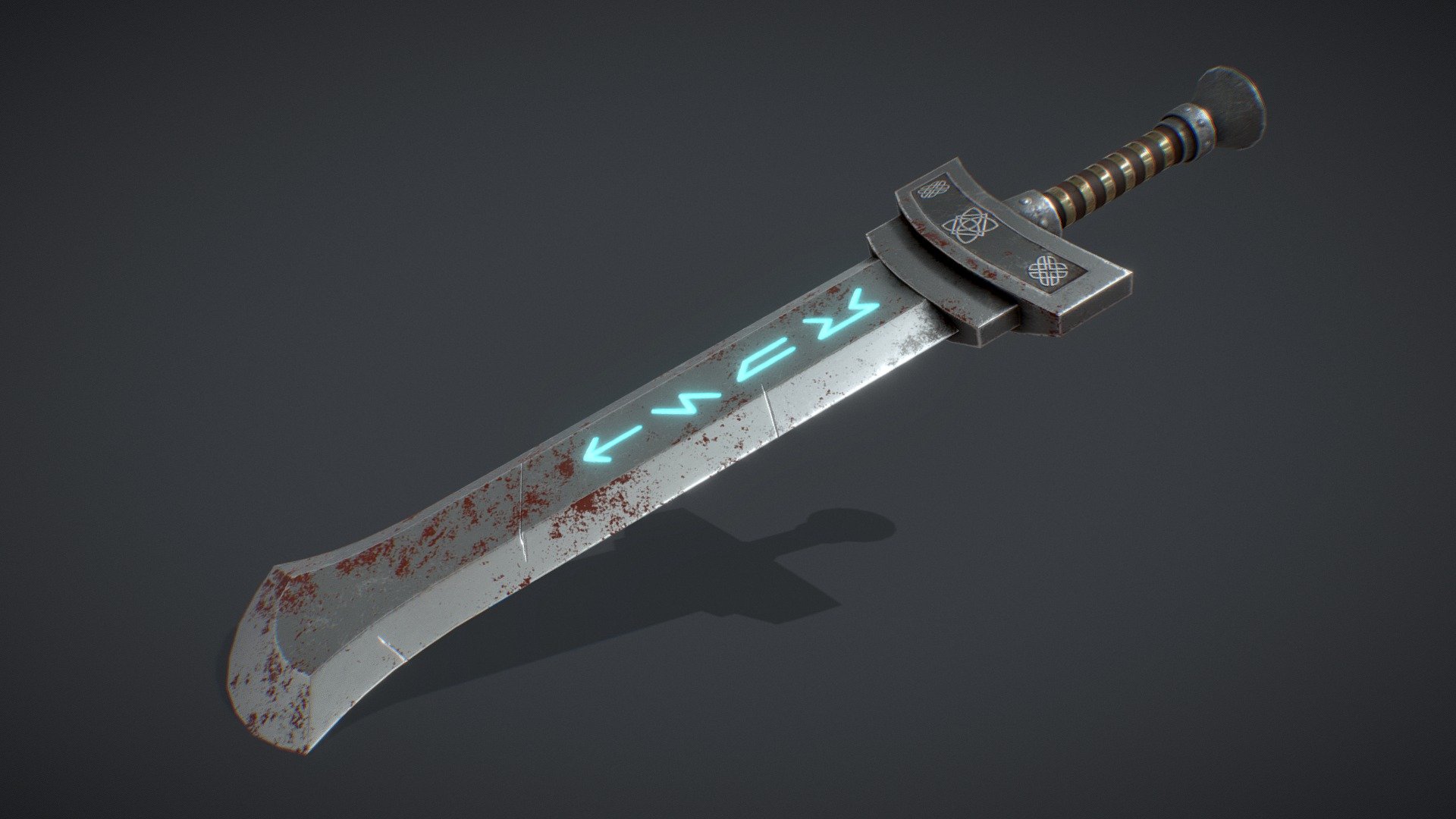 Fantasy Broadsword - 3D model by Sir Erdees (@sirerdees) [30583f8] - Sketchfab