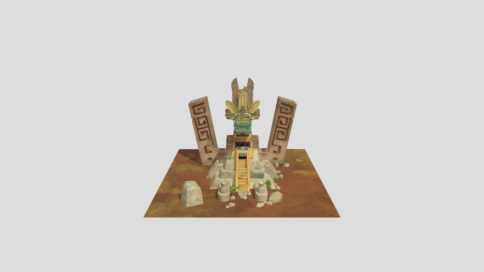 Estructura Azteca - 3D model by Ivan Torres (@IvannTorres) [305bb89 ...