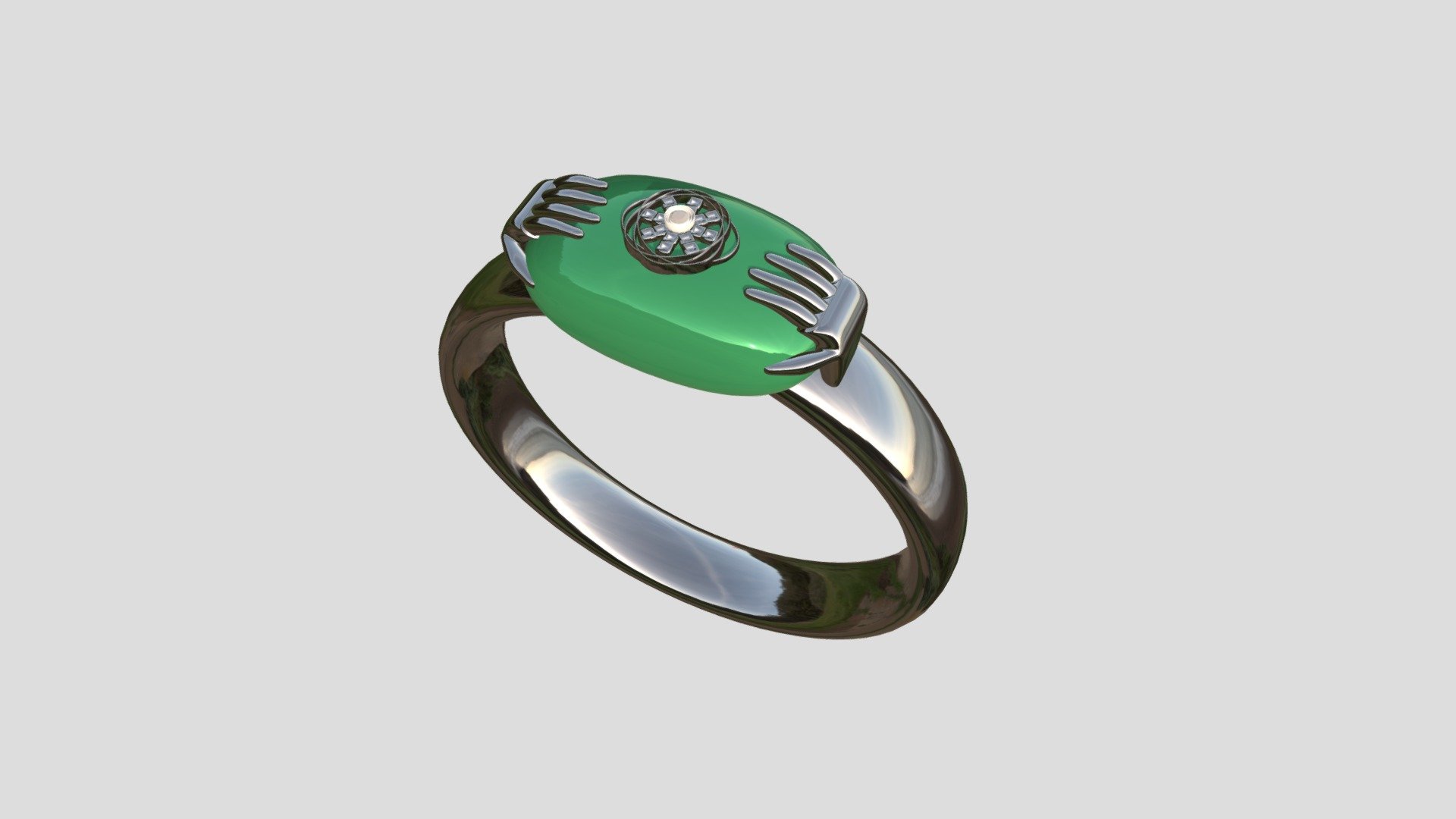 silver ring hands - 3D model by vickinga [305ce7b] - Sketchfab