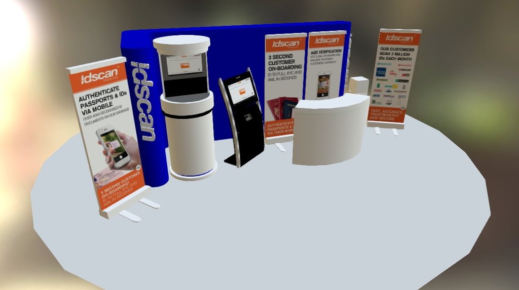 IDscan Stand - 3D model by idscan [305cffa] - Sketchfab