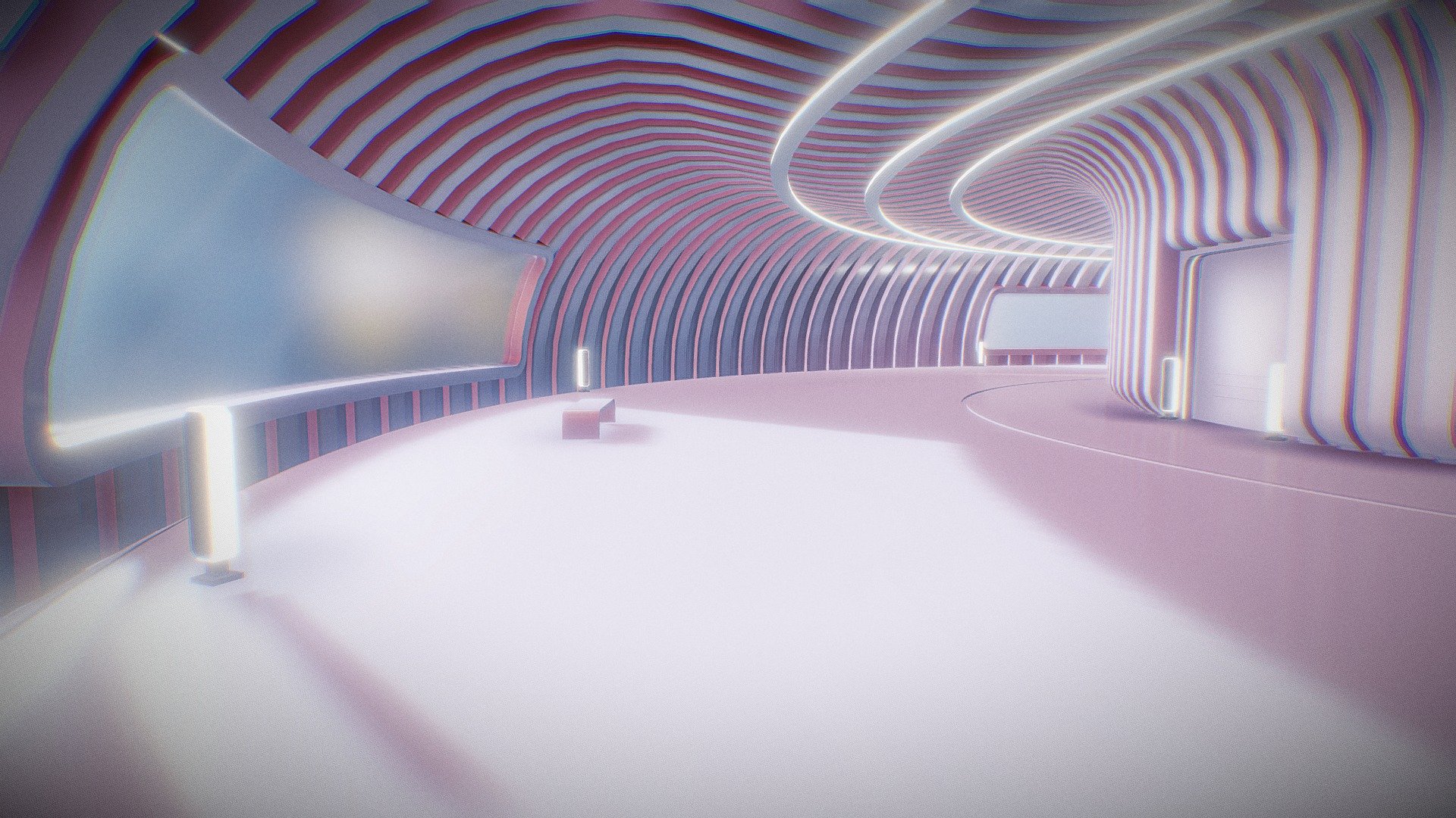 VR Metaverse Spaceship Interior 05 - Buy Royalty Free 3D model by ...