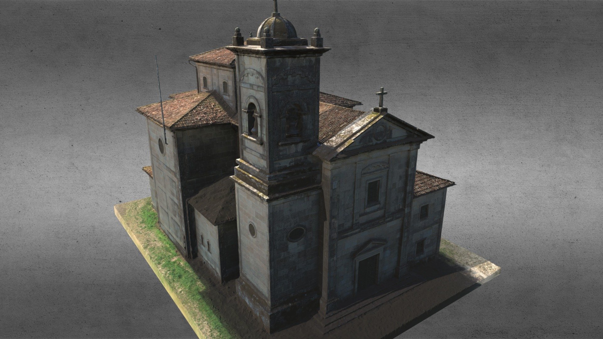 Iglesia - Carballiño (Ourense) - 3D model by BorjaRD Aerial ...