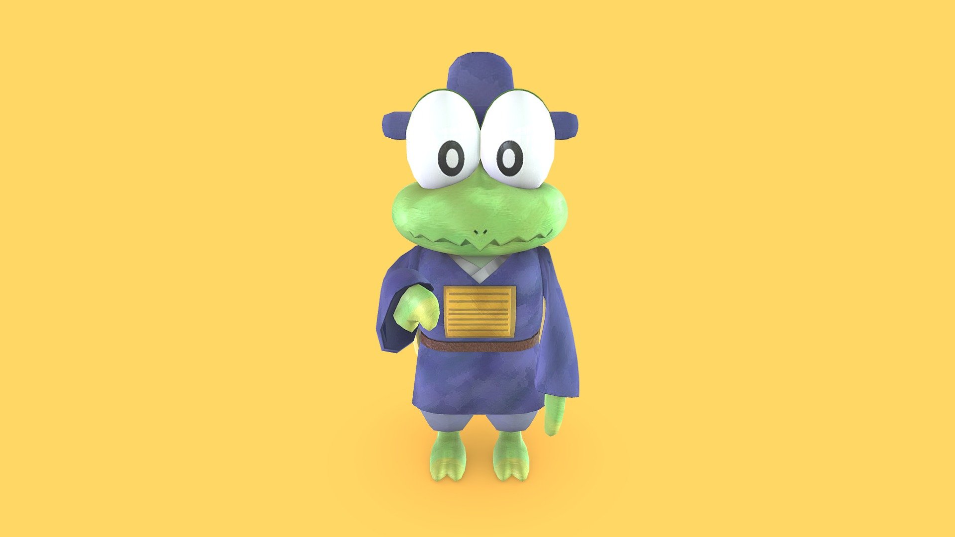 Softshell turtle character - 3D model by donyaemon [30621a2] - Sketchfab