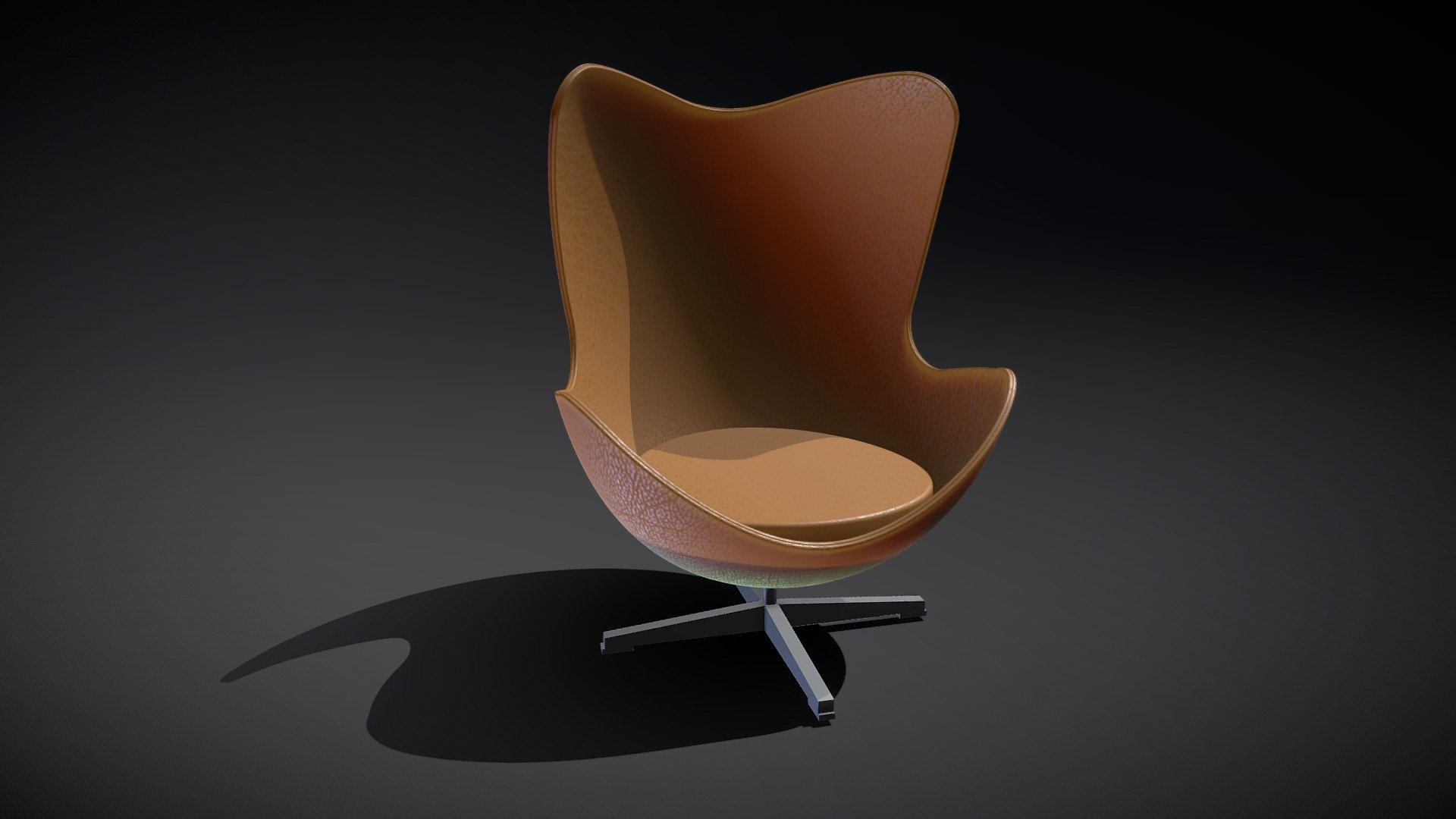 EGG CHAIR - 3D model by nukle_viz [3062f33] - Sketchfab