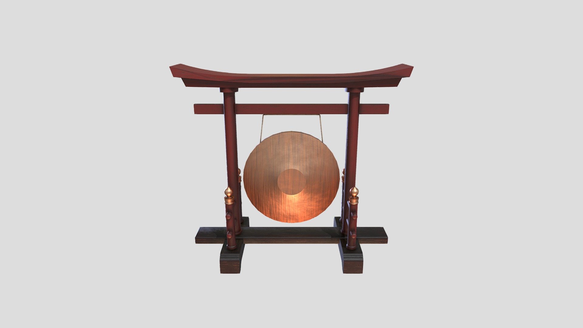 Gong - Download Free 3D model by Twilby [30641a5] - Sketchfab