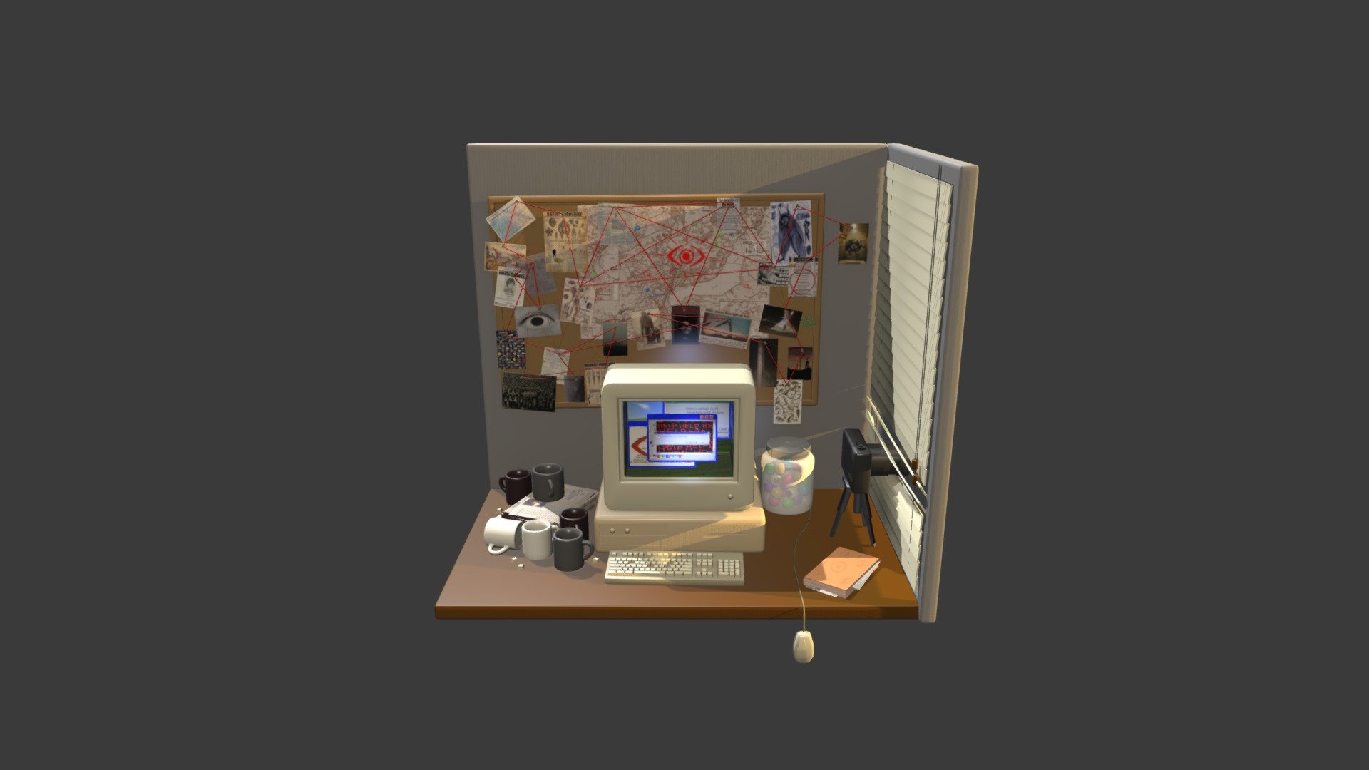 Feeling Watched - 3D model by ShutupShayla [3064b8c] - Sketchfab