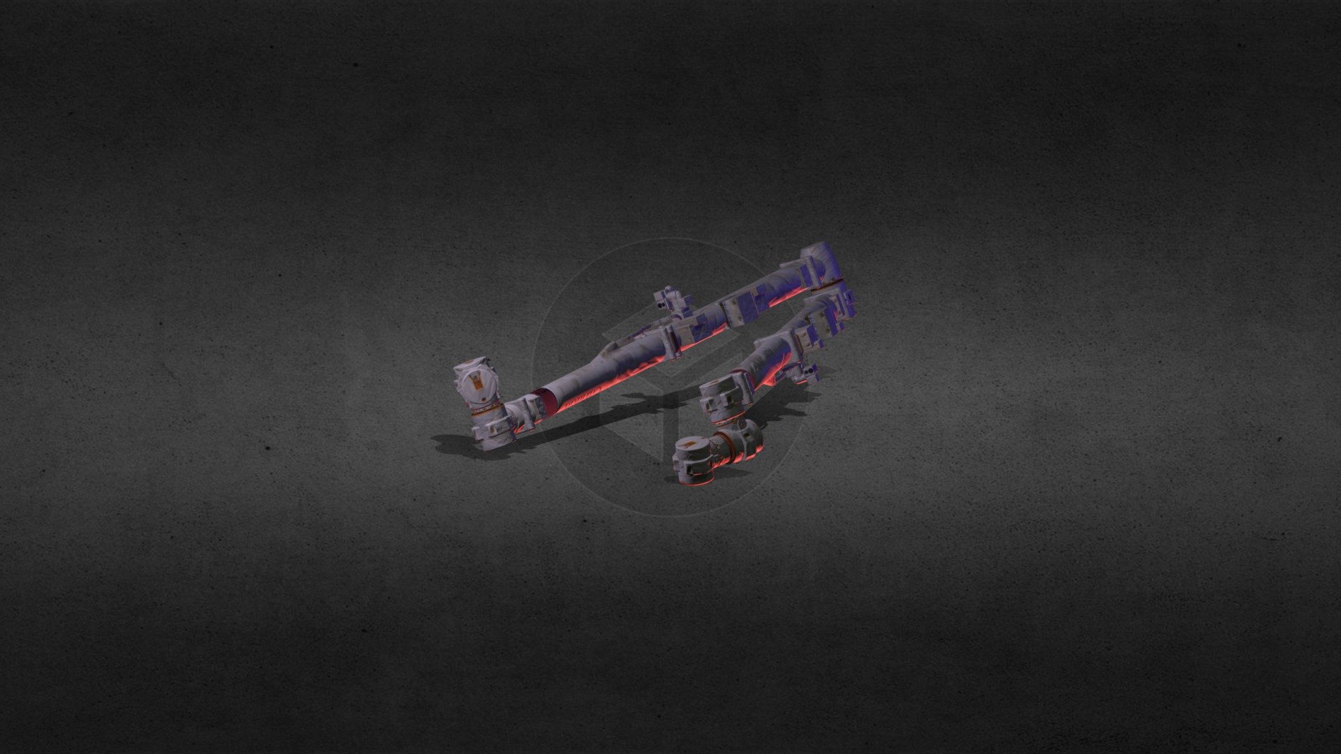 Canadarm 2 Robot Arm 3D Model - 3D model by nqribe [3066c12] - Sketchfab