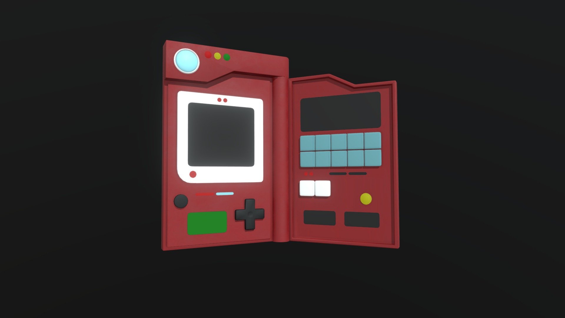 1st Gen Pokedex - 3D model by Karlam3D [3068de7] - Sketchfab