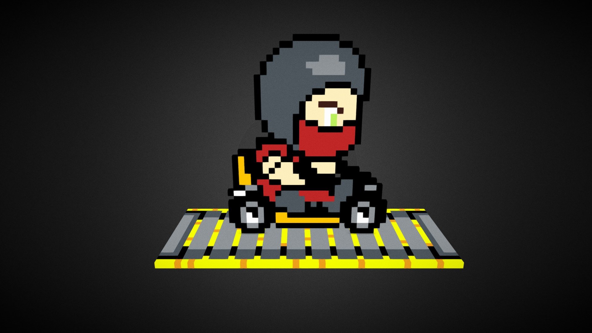SMK084 - Super Pixel Kart Ermac - Buy Royalty Free 3D model by Código ...