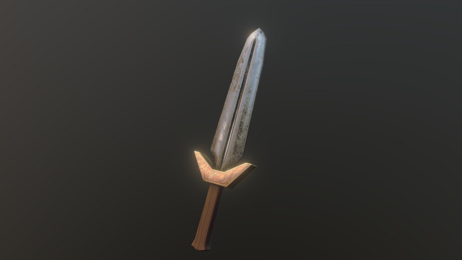 Low Poly Sword - 3D model by KasperMHO (@kalledk) [306927d] - Sketchfab
