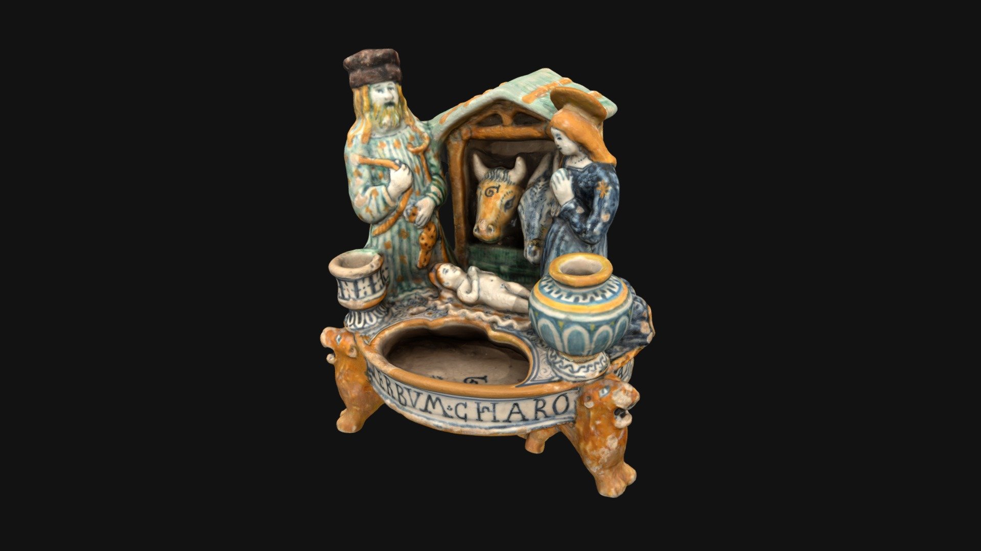 Calamaio/ Inkstand - 3D model by MUSEO INTERNAZIONALE DELLE CERAMICHE ...