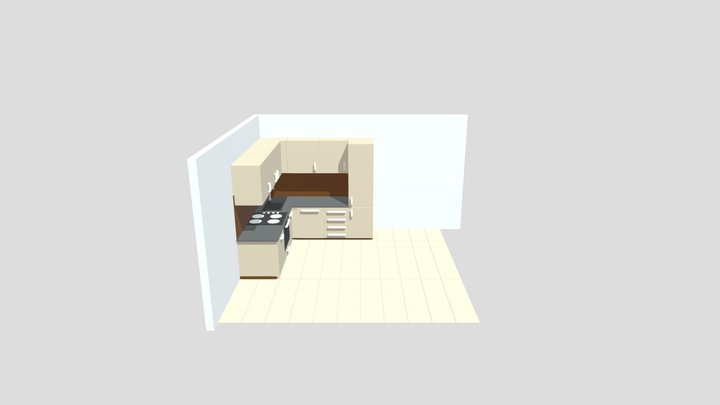Low-poly-kitchen 3D models - Sketchfab