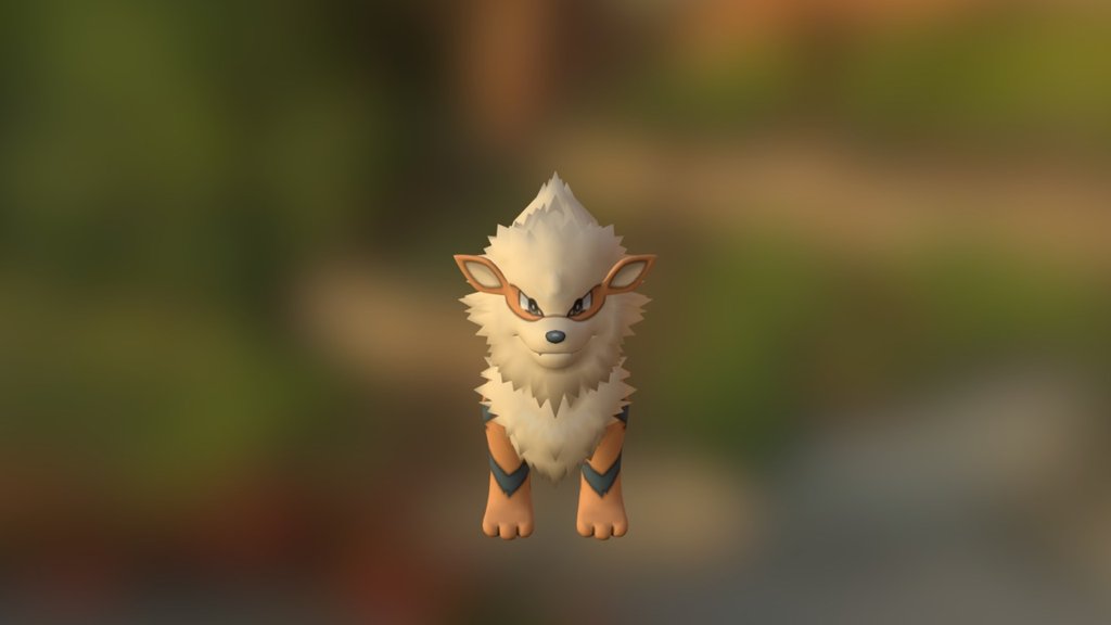 3DS - Pokemon X Y - 059 Arcanine - 3D model by missvisaloser [306c423 ...