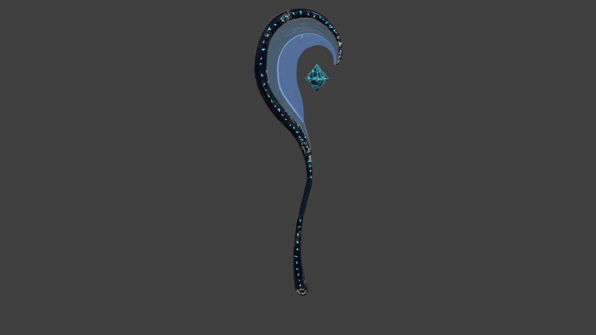 Magic Elemental Staff of Water - Download Free 3D model by TSauger ...