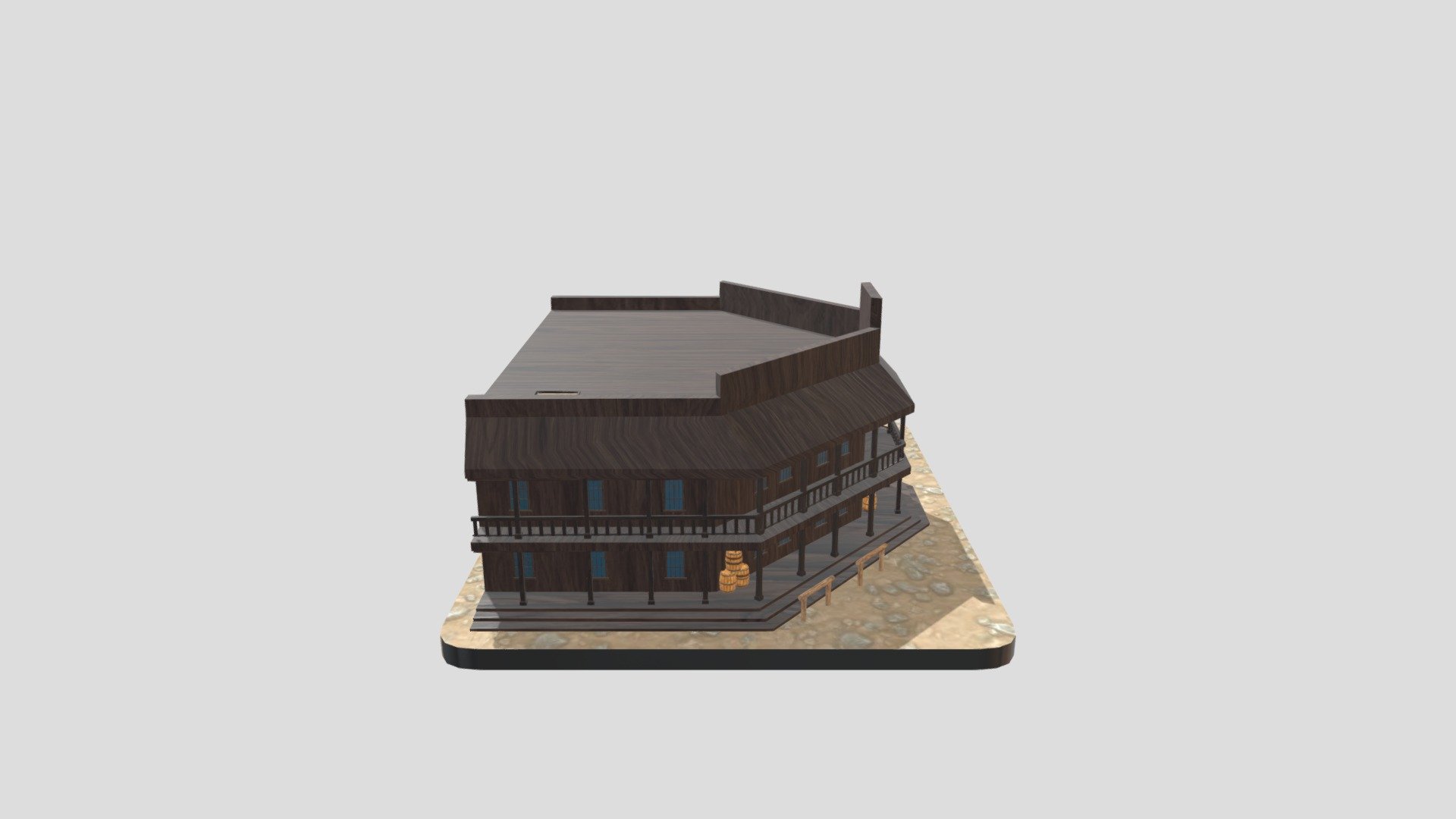 Saloon - 3D model by Tristan_Dtp [306d77c] - Sketchfab