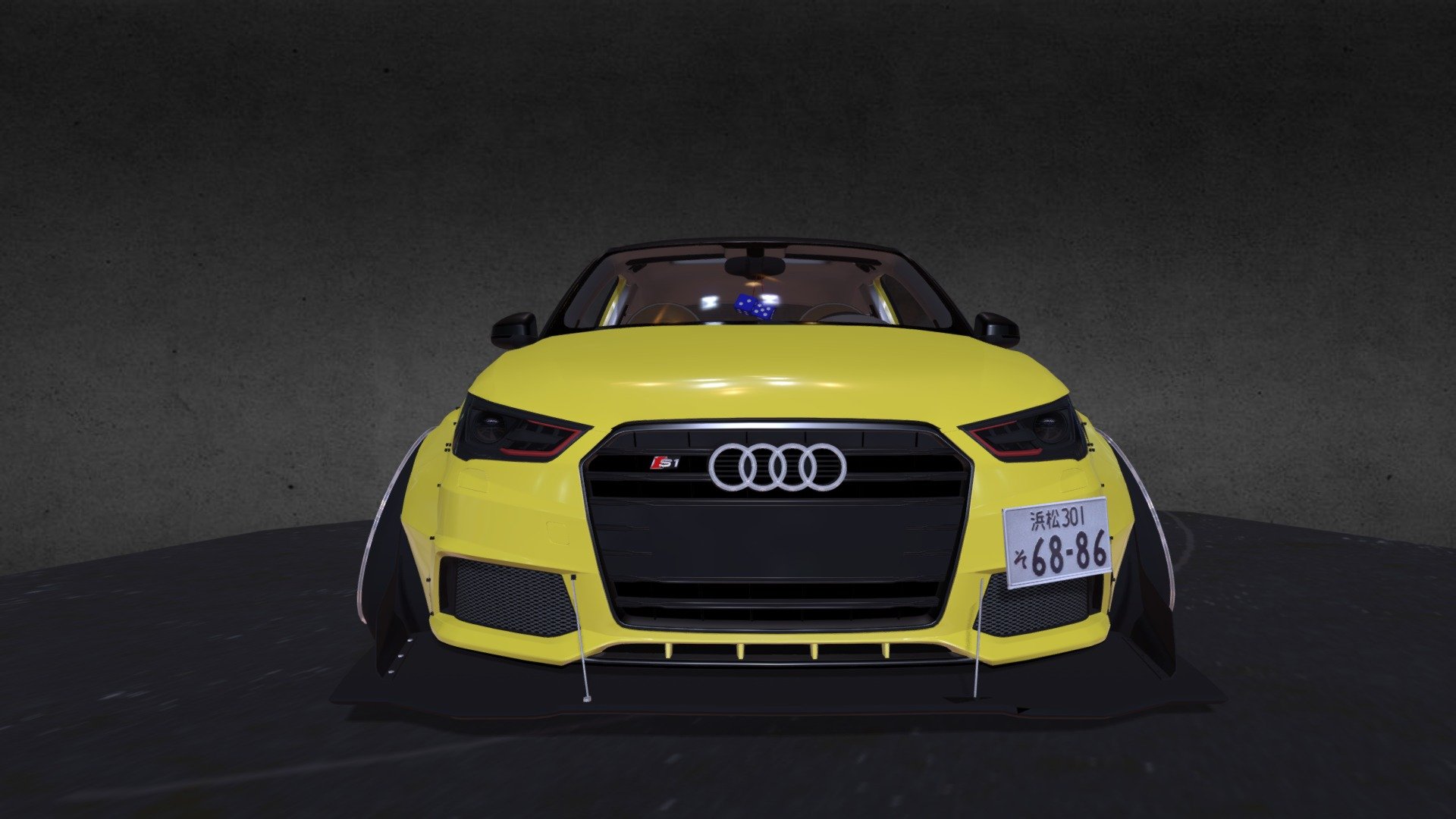 Audi S1 kit Rocket+Bunny - 3D model by ANDREO12 [306eac4] - Sketchfab