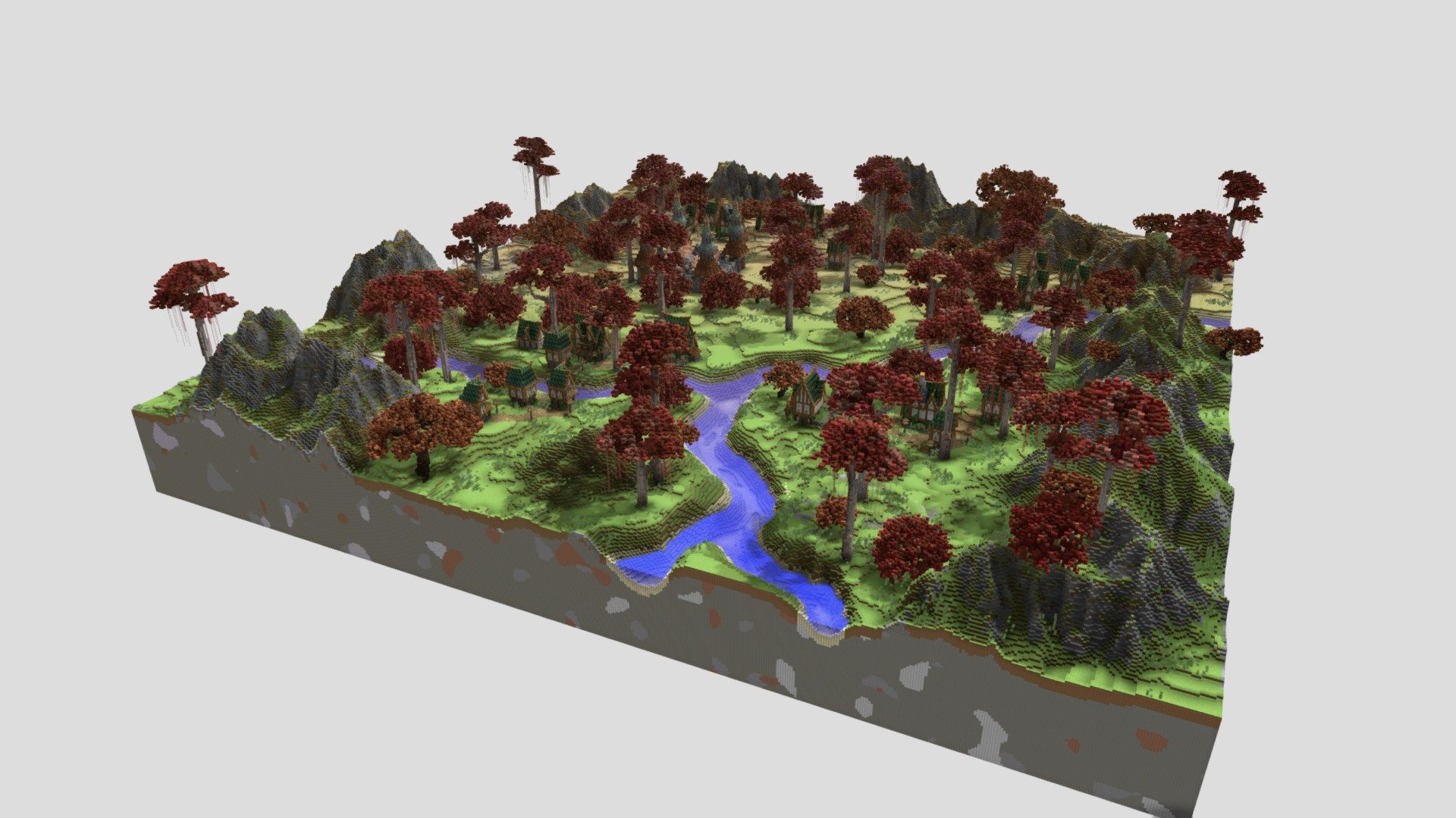 Red trees Warzone by Matilaina - 3D model by Matilaina [307469a ...