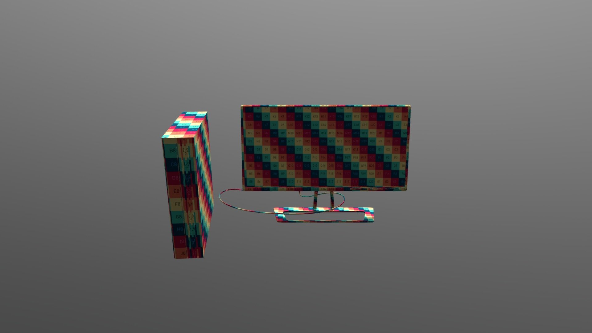 Test1-uv - 3D model by sikerong [30747ba] - Sketchfab