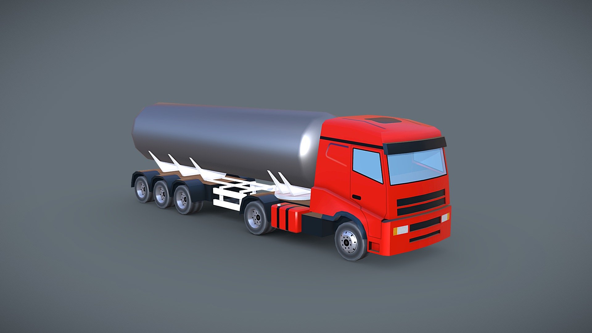 Tanker truck Lowpoly - Buy Royalty Free 3D model by boriscargo [3074bf1 ...