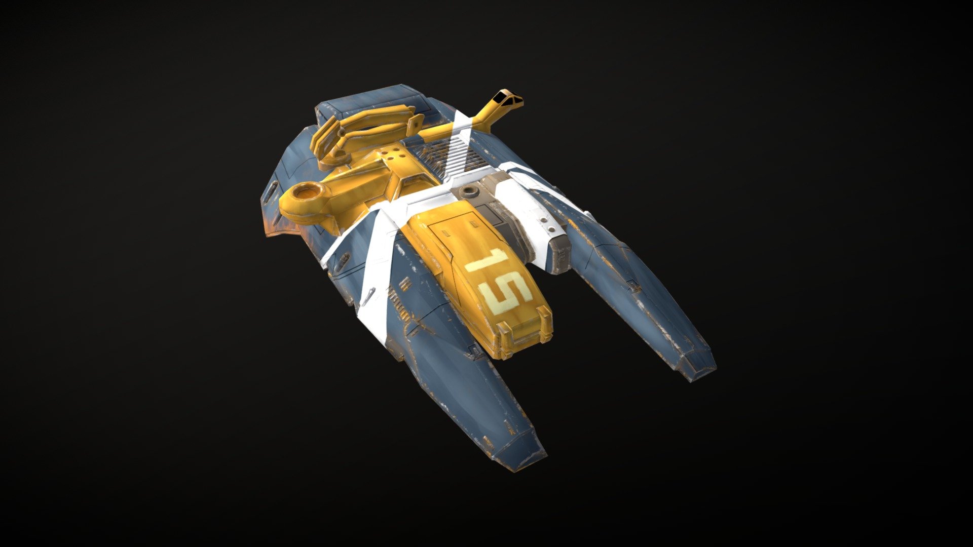 Homeworld Minelayer Corvette - 3D model by Dave Dind (@davedind ...
