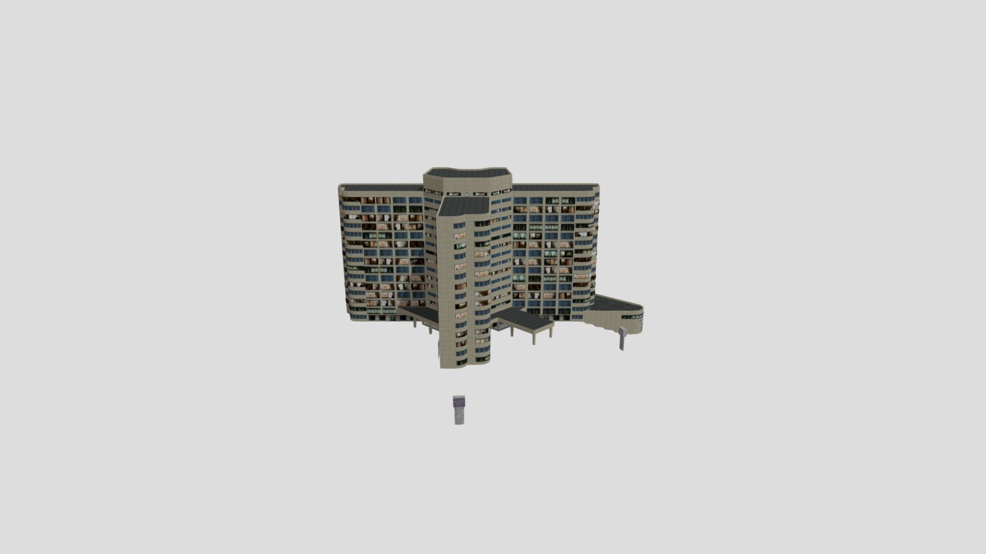 GTA V Hotel building - Download Free 3D model by microcola [30776f4 ...