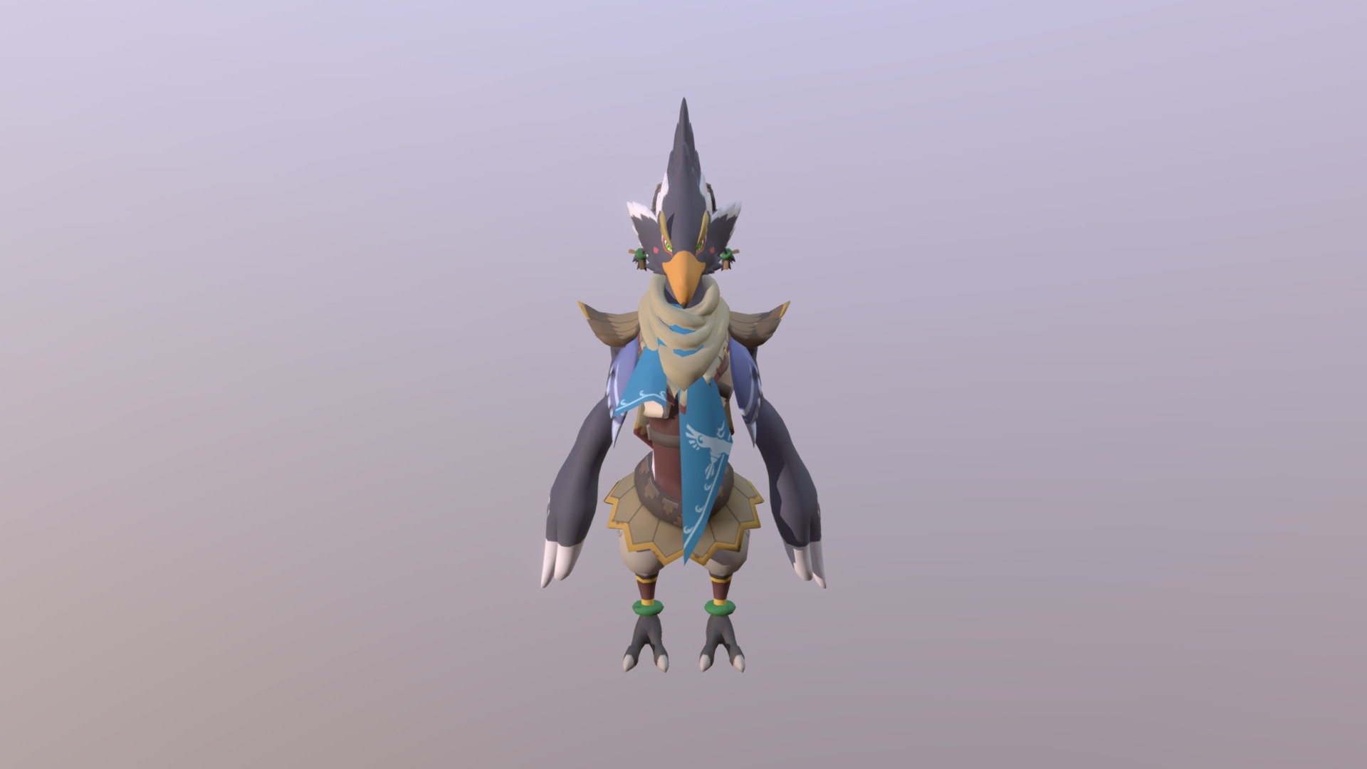 Revali- Legend of Zelda: Age of Calamity - Download Free 3D model by ...