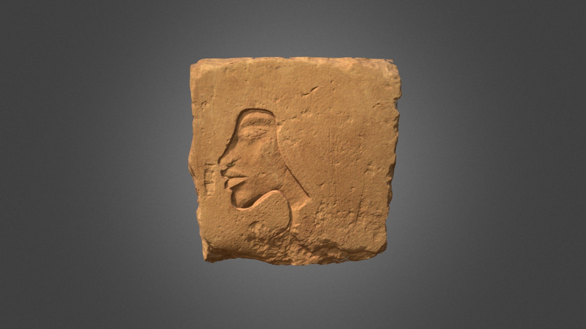 Virtual Amarna: Engraving (face) - 3D model by University of York ...