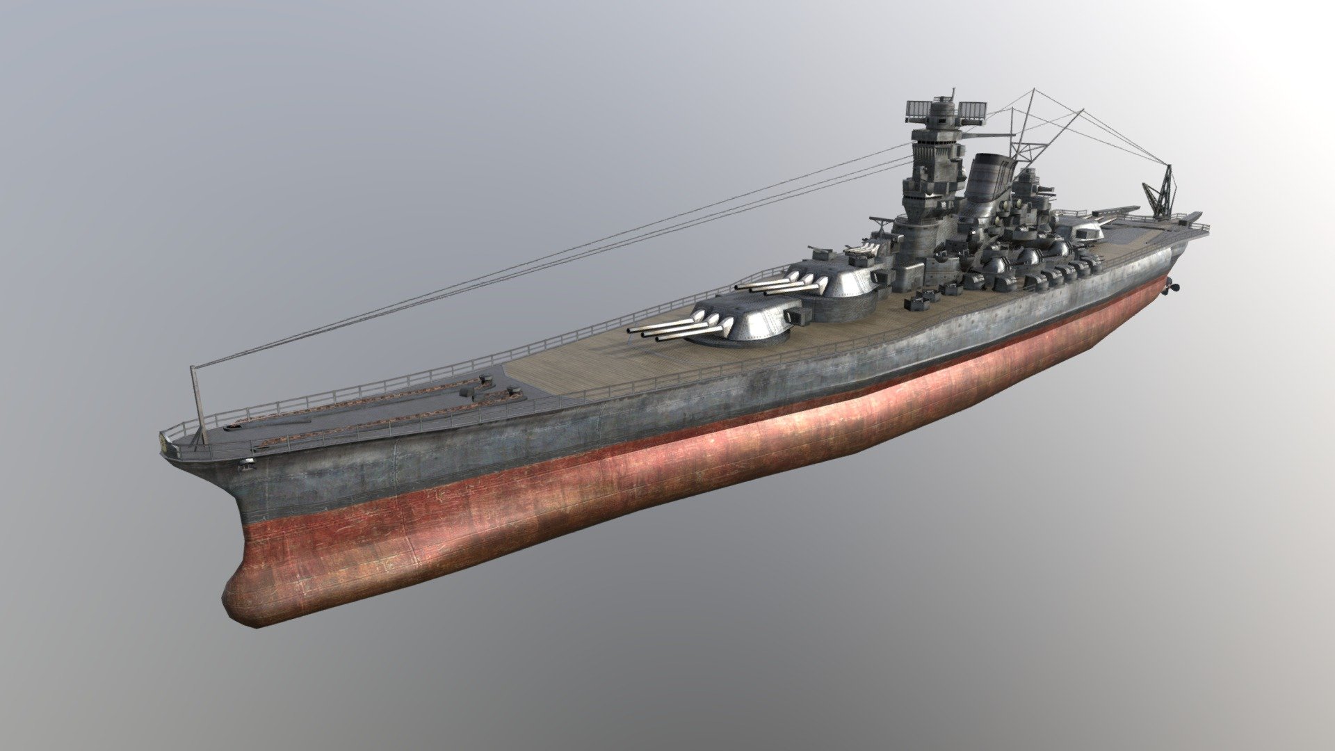Yamato - Buy Royalty Free 3D model by VladO (@baloga) [307b47c ...