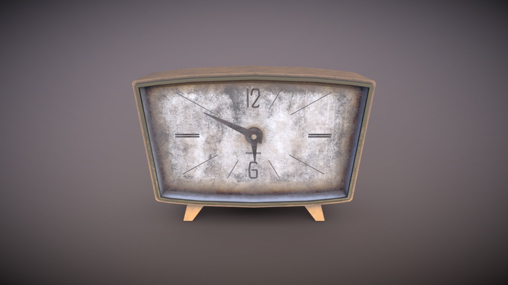 Dirty desktop clock 12 of 20 - Buy Royalty Free 3D model by Szántai ...