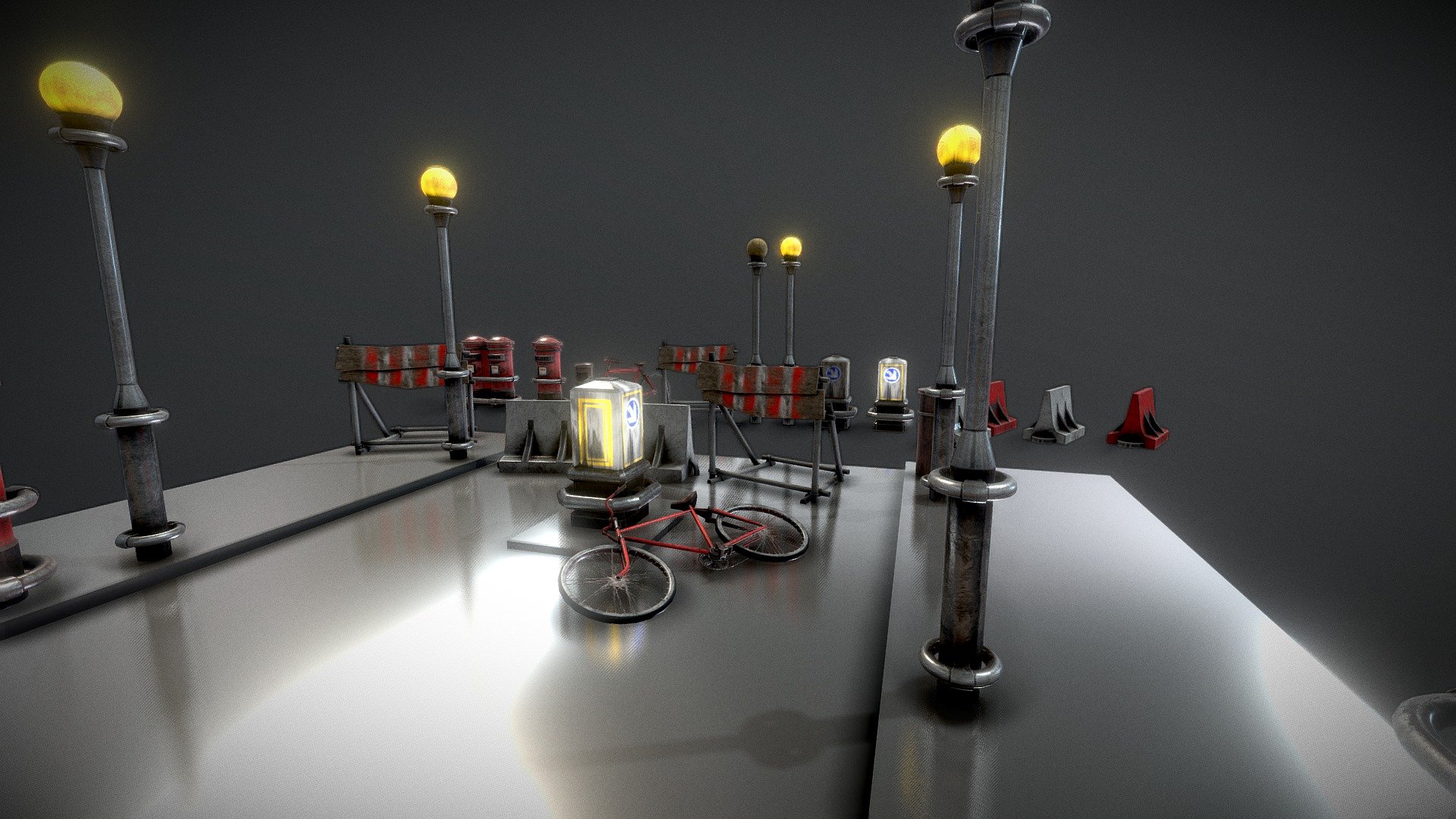 Fallout: London Street Decoration Kit - 3D model by C3D (@3delight ...
