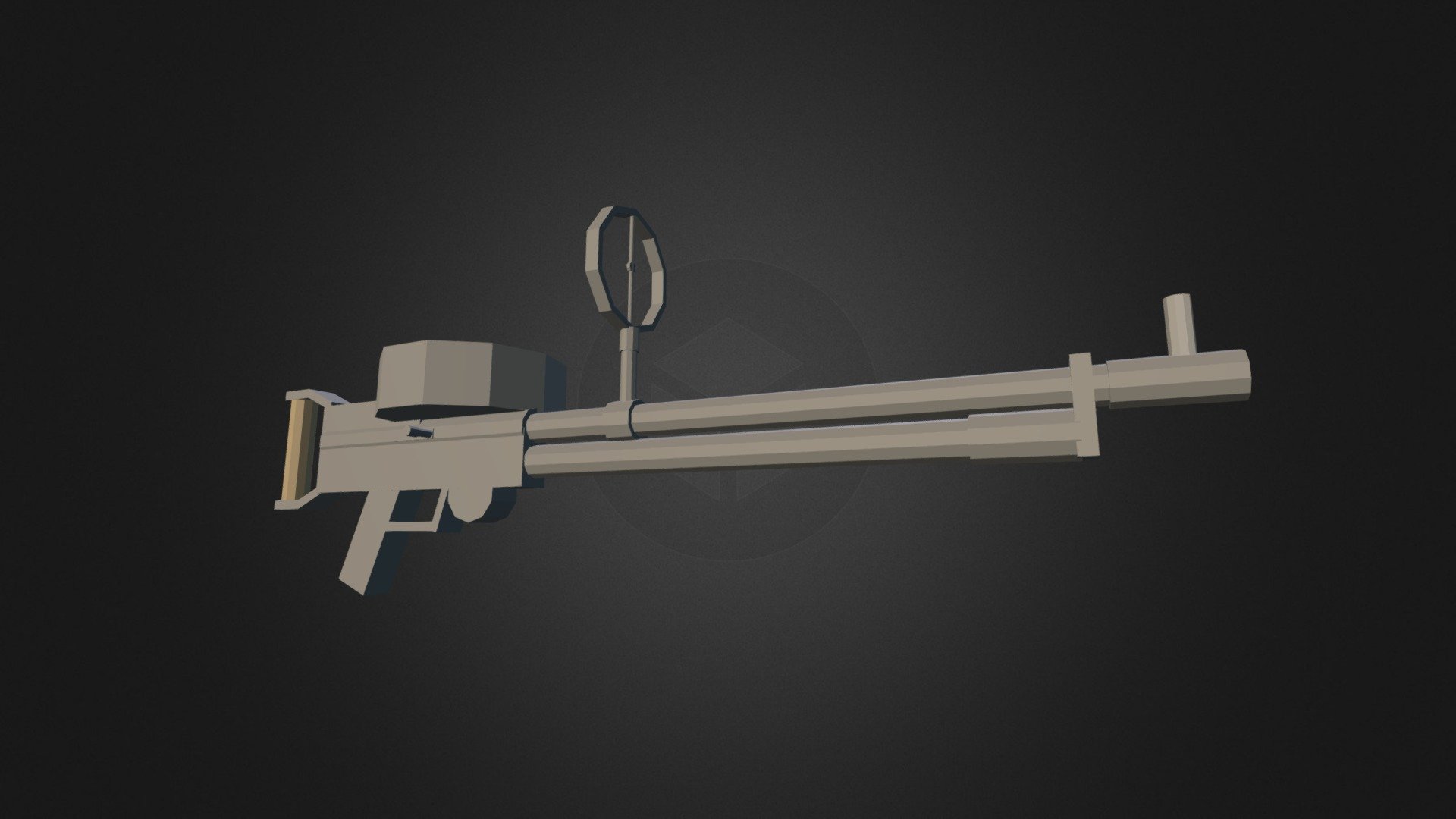 Type 92 LMG - 3D model by [TH]Zhao Yi (@th-zhao-yi) [307cd6e] - Sketchfab