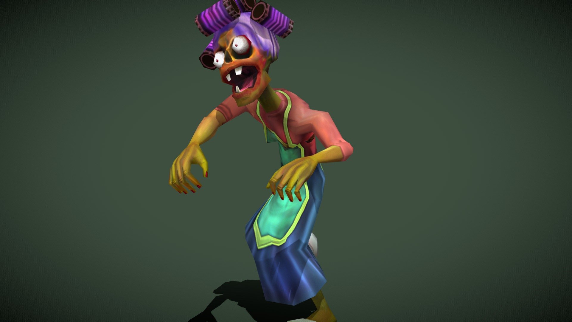 3DRT - Toonworld zombies - mother - 03 - 3D model by 3DRT.com [307e197 ...