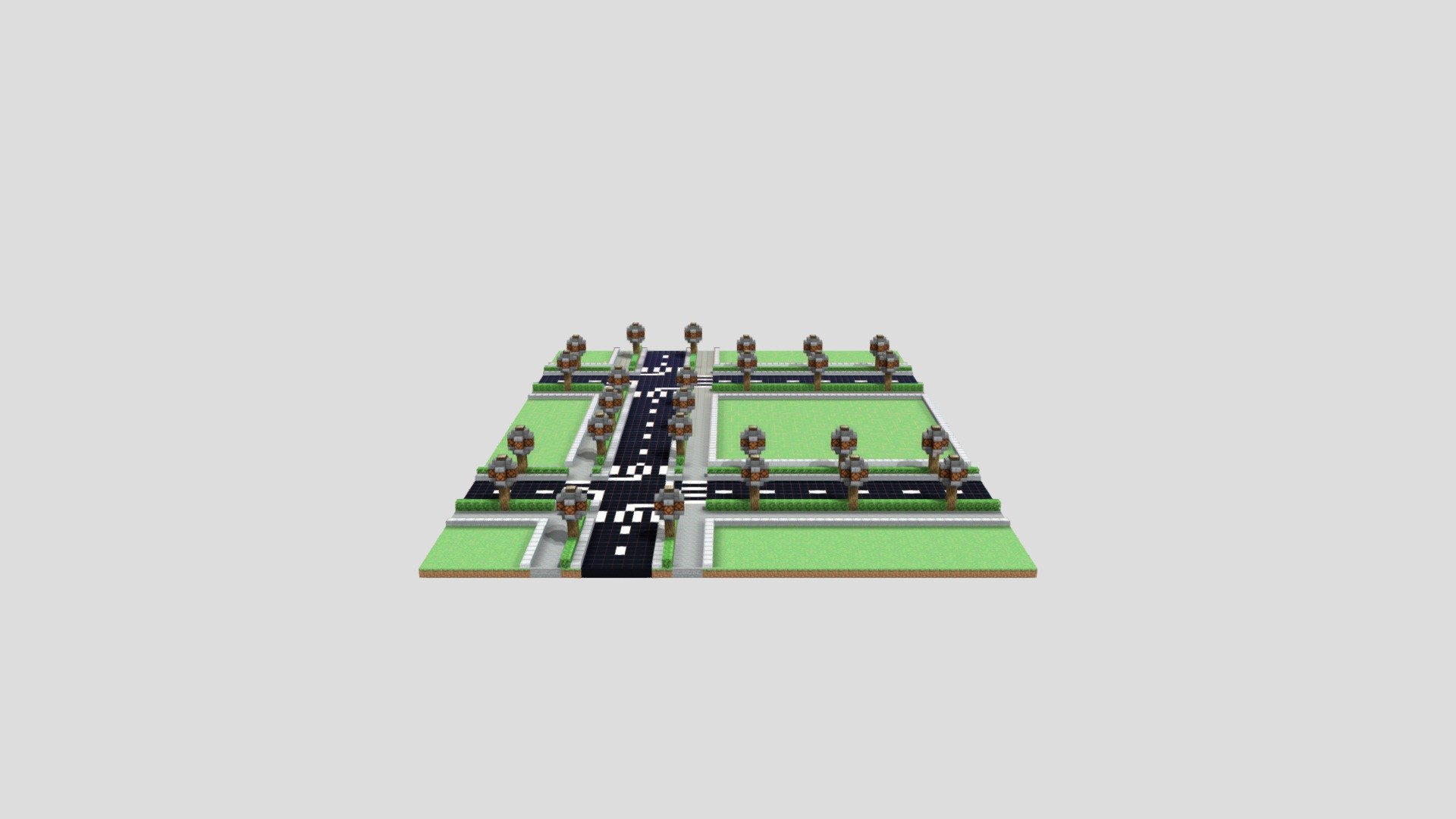simple-road - Download Free 3D model by madexc [307f1d9] - Sketchfab