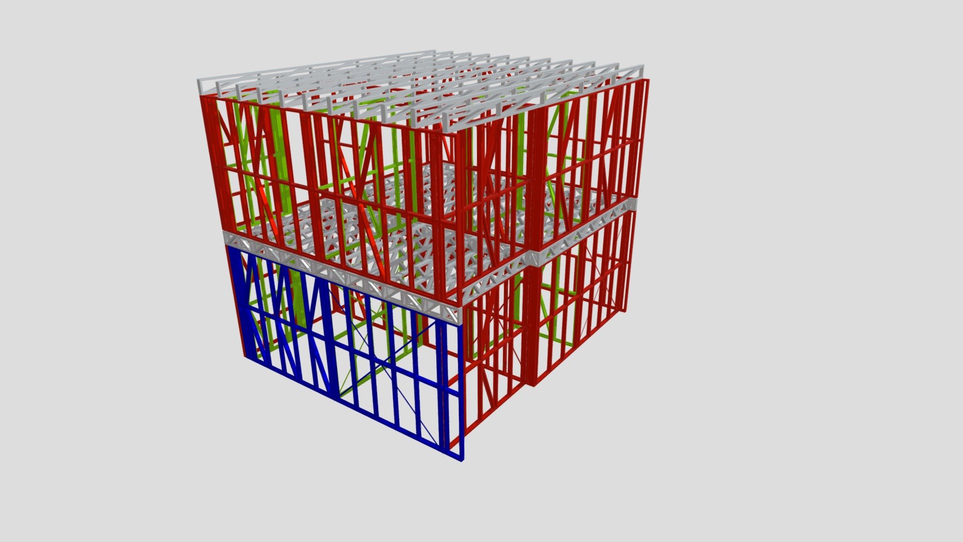 TAFE Project - Capstone House - Panel-LV1-L4 - 3D model by FRAMECAD ...