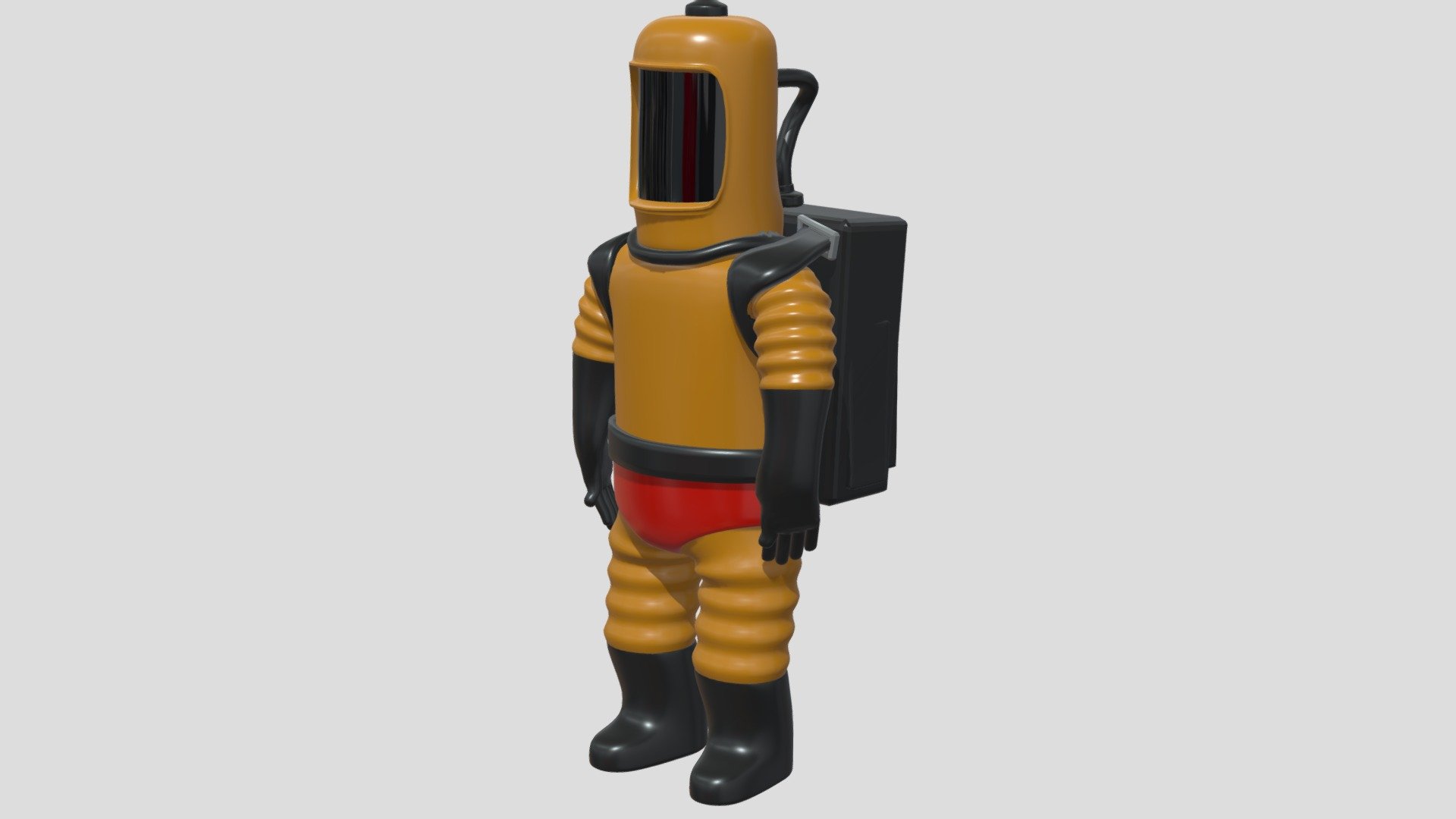 Spaceman Animation - 3D model by Taste of Blender, Youtube: @taste-of ...