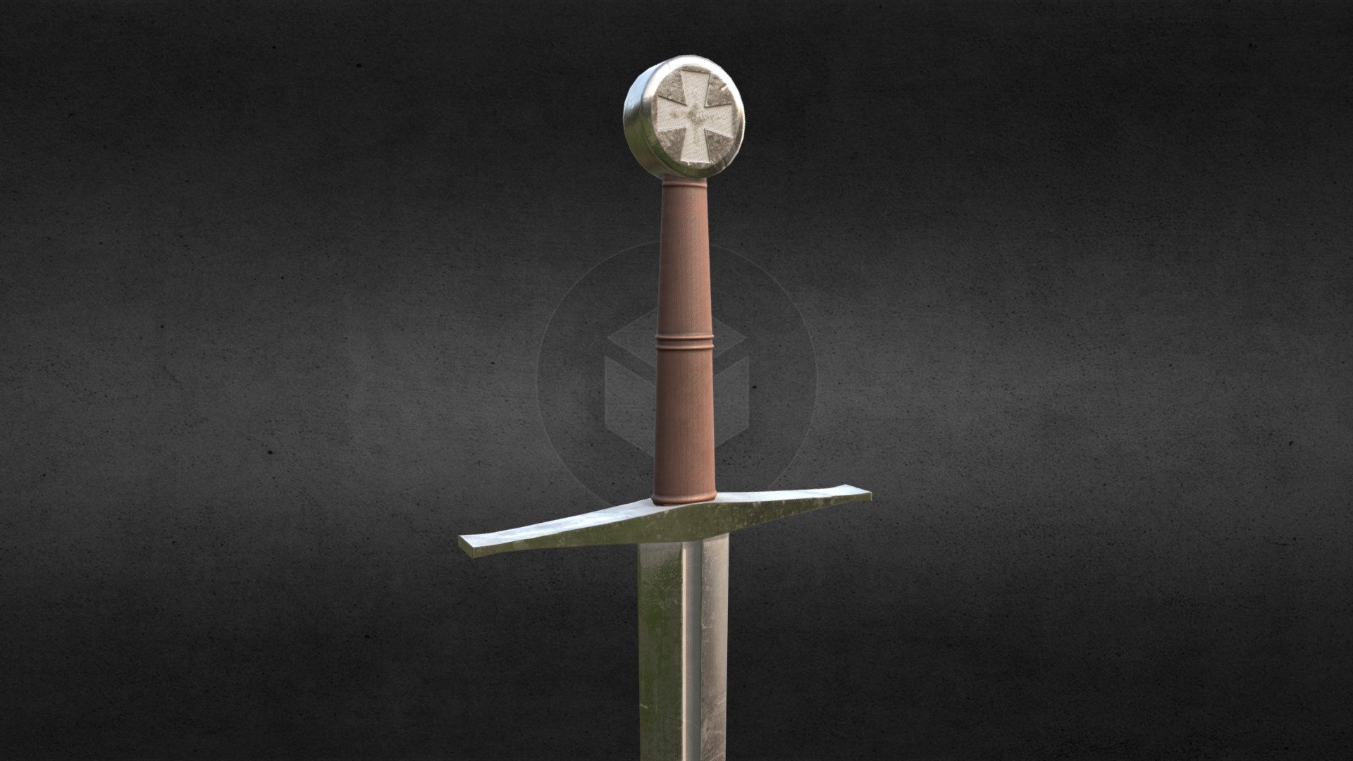 Templar Sword - 3D model by David's Blacksmith (@davids_blacksmith ...
