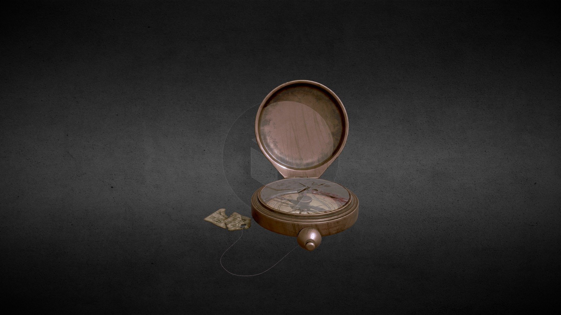Broken Adventurer's Compass - 3D model by Joshua Scoles (@Bubblebub15 ...