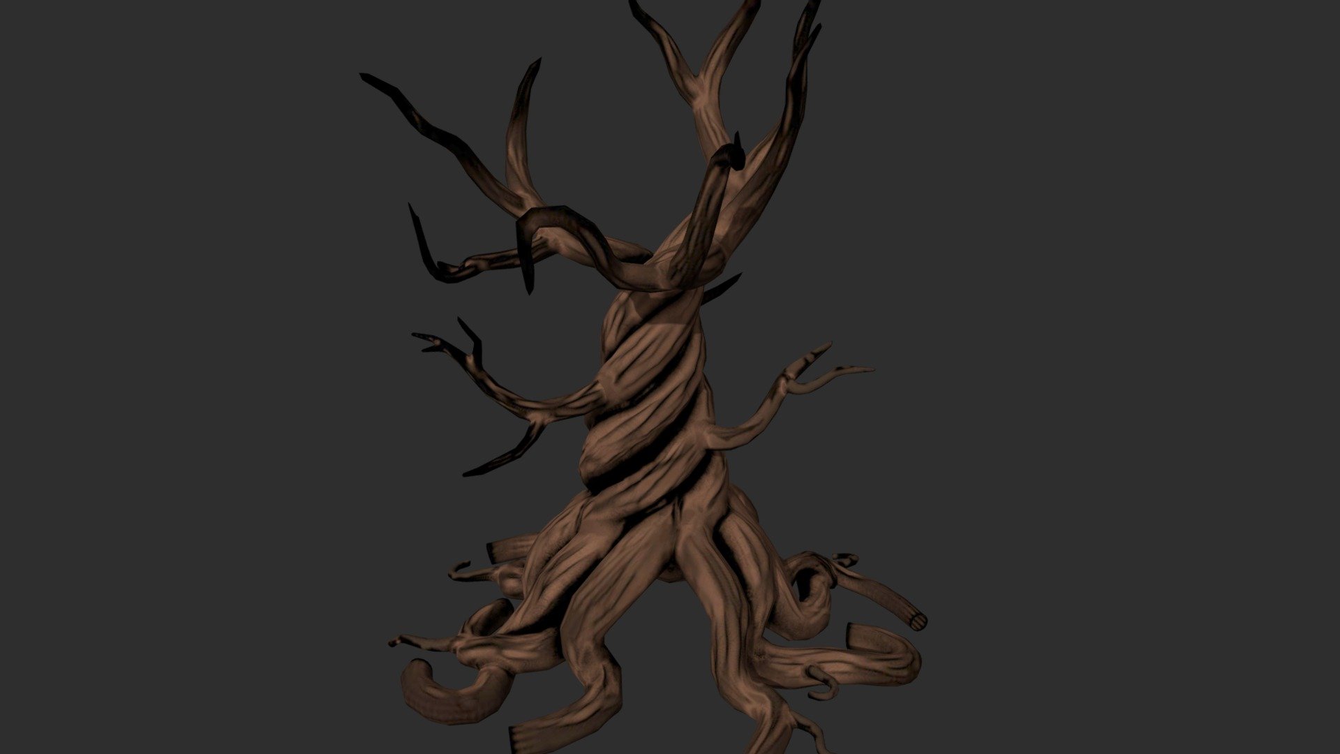 Twisted Tree - 3D model by Roy Fredriksz (@RoyFredriksz) [30823da ...