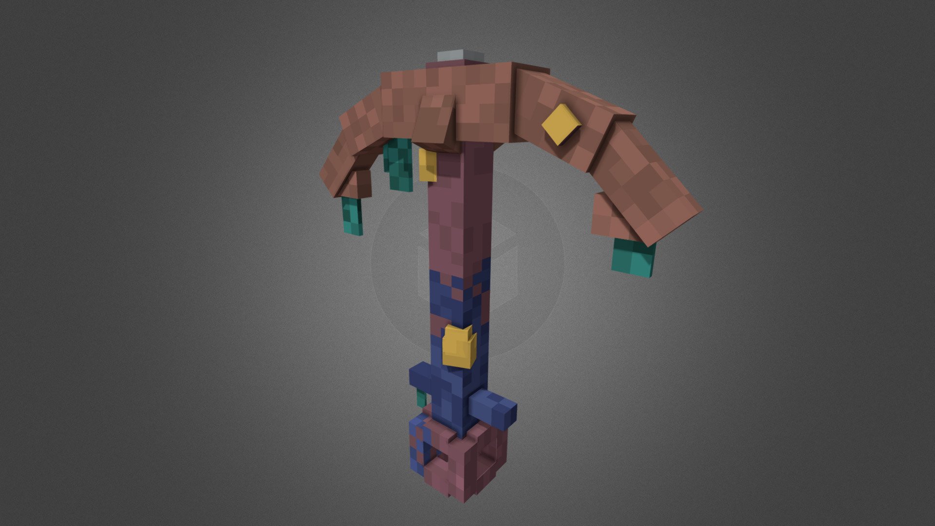 Moody Pickaxe - 3D model by Yanneck [3082415] - Sketchfab