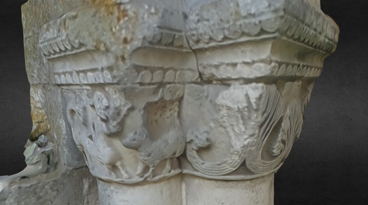 Chapiteau roman (2), Marans - Download Free 3D model by Archéomatique ...